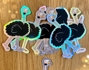 Ostrich Sticker - Etsy