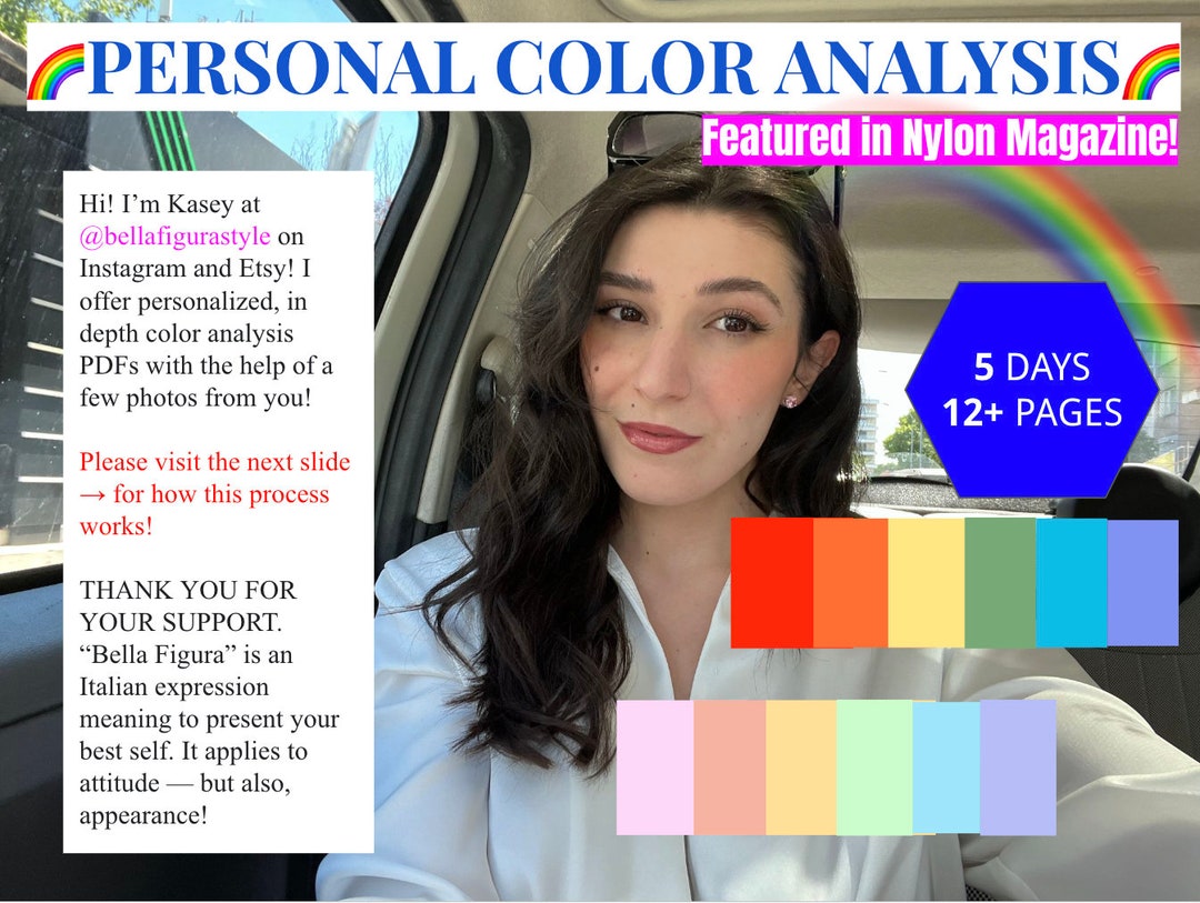 Color Analysis: Discover Your Season (with Personalized PDF) - Etsy