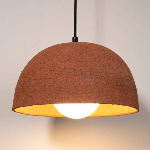 Terracotta Pendant Light - Etsy