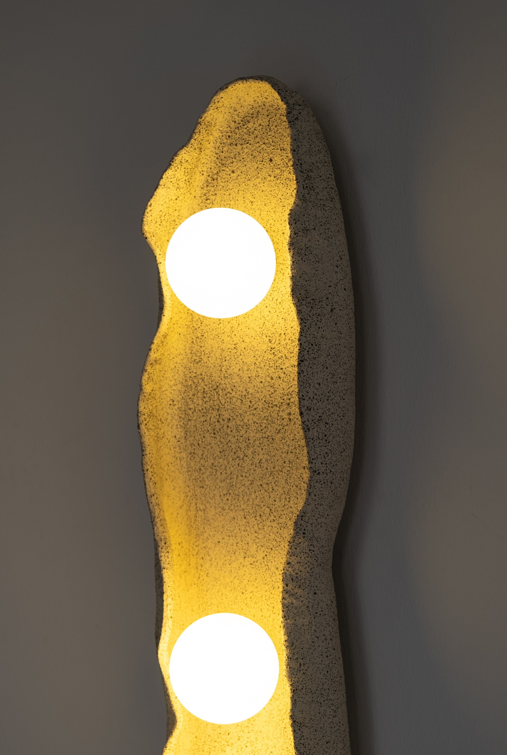 Handmade Amorphous Ceramic Wall Sconce, Wabi Sabi Ceramic Wall Light ...