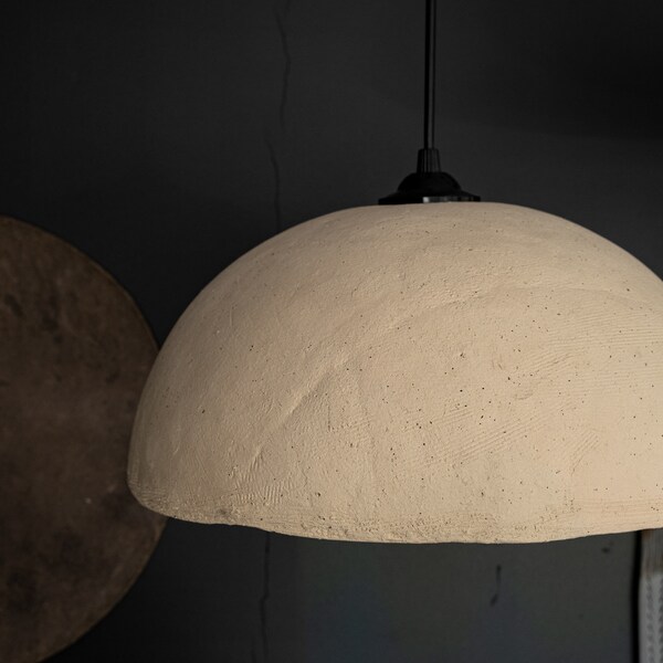 Plaster Pendant Light - Etsy