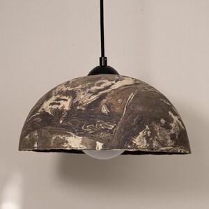 Rustic Ceramic Pendant Light: 19" Pottery Chandelier - Etsy