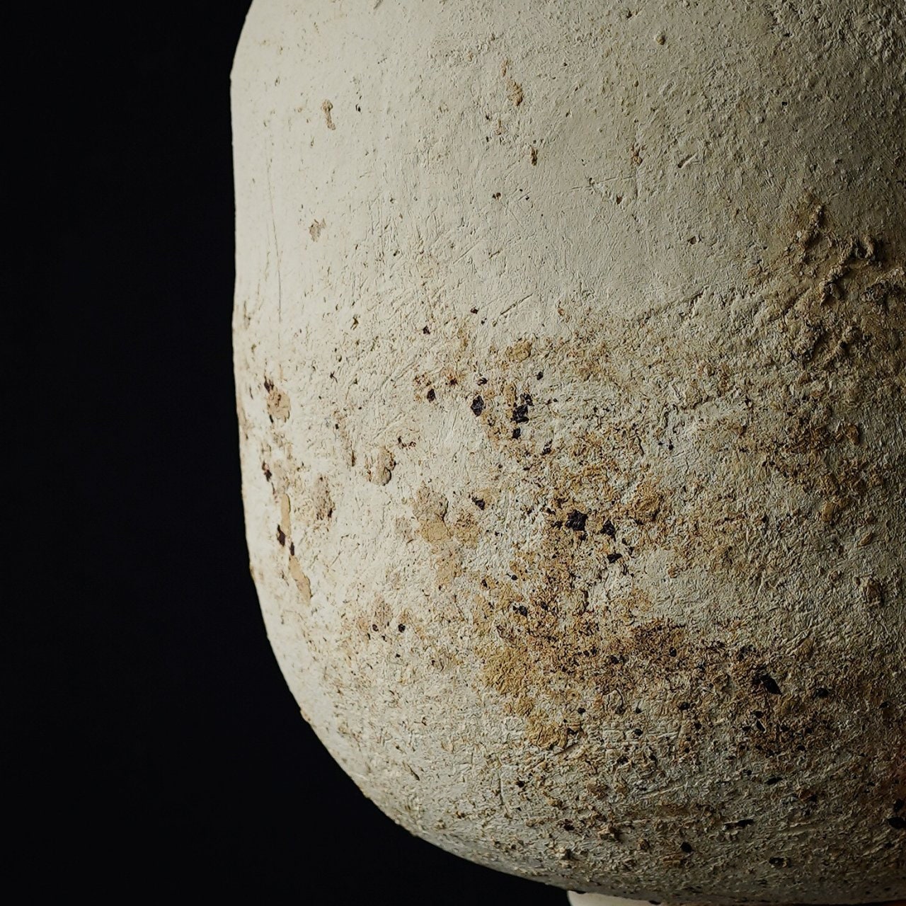 Handmade Beige Ceramic Vase: Textured Stoneware Decor - Etsy