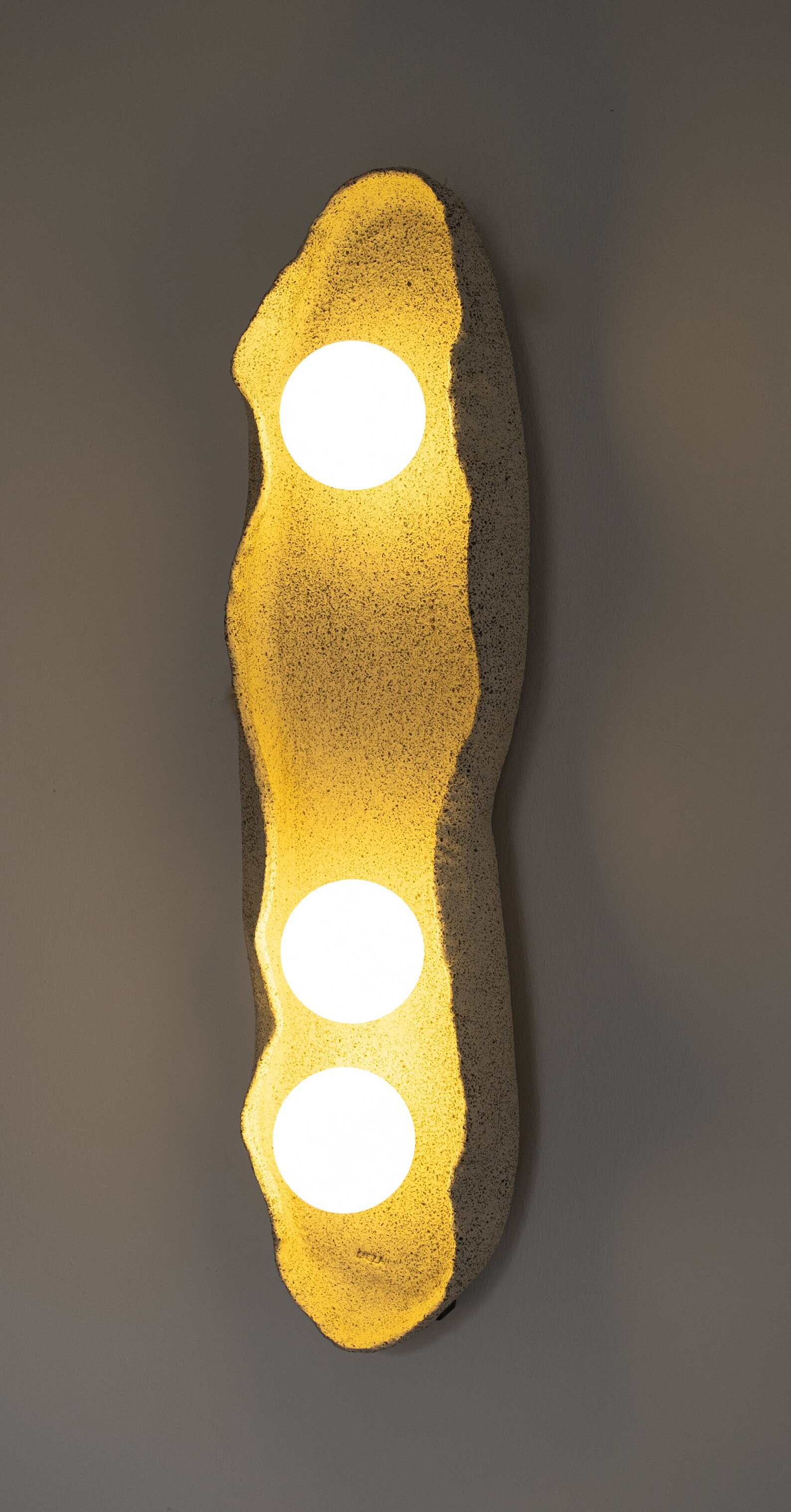 Handmade Amorphous Ceramic Wall Sconce, Wabi Sabi Ceramic Wall Light ...