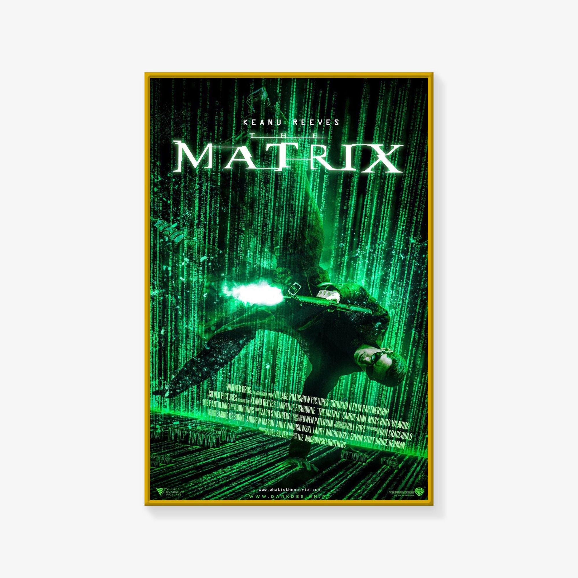 The Matrix Poster, Movie Poster, the Matrix Poster Print, Canvas Art ...