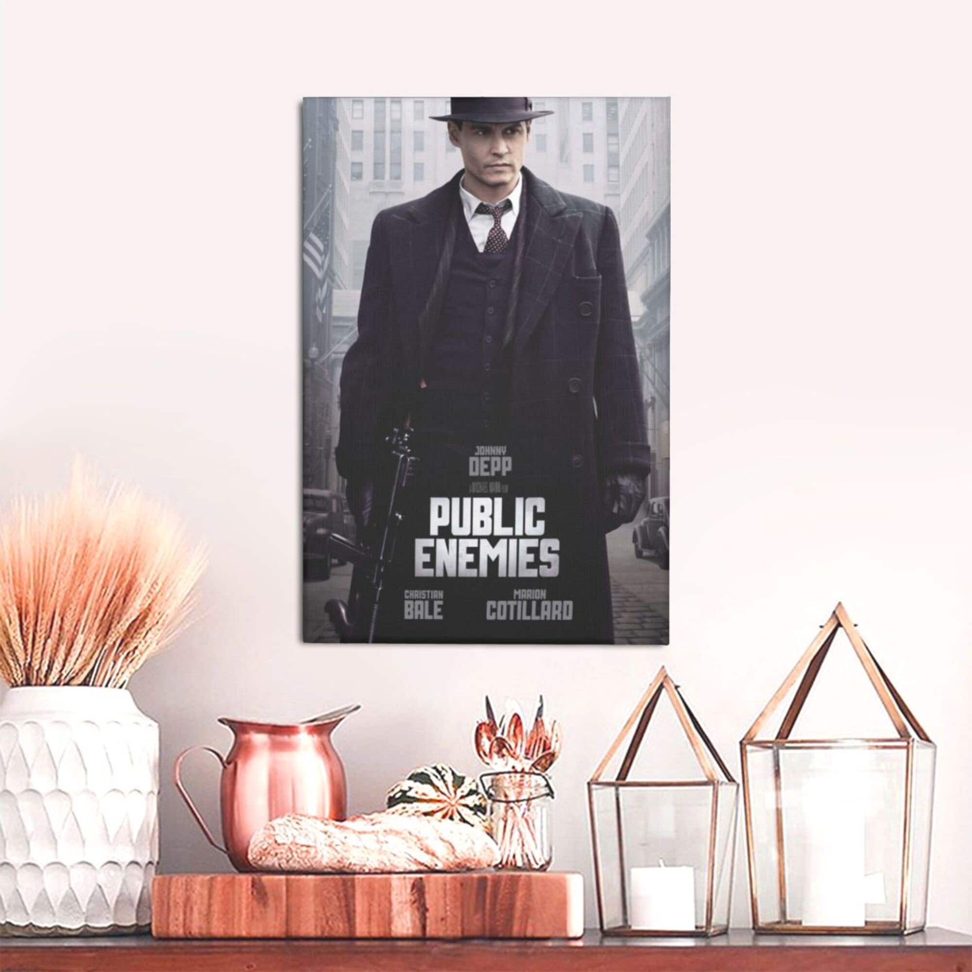 Public Enemies Poster, Movie Poster, Poster Print, Canvas Art Poster ...