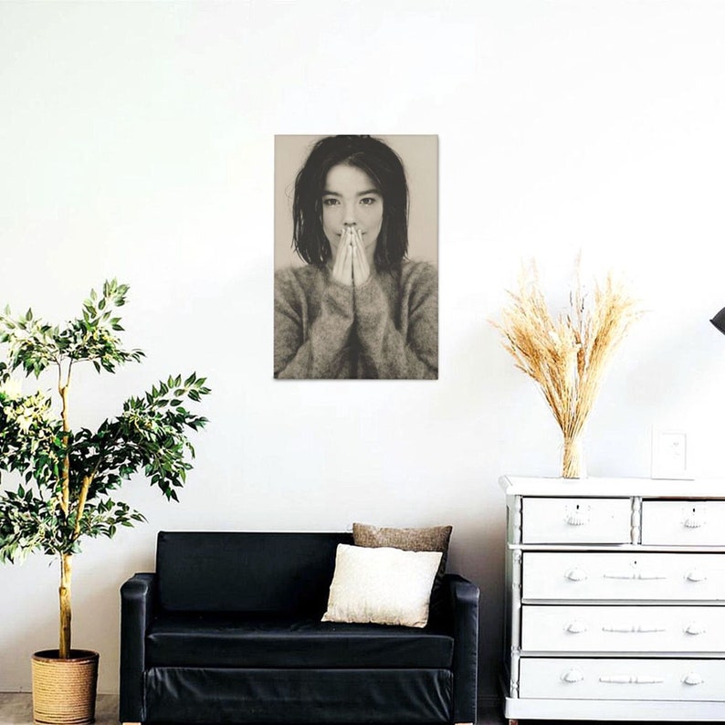 Bjork Poster, Music Poster Print, Singer Poster, Canvas Art Poster Wall ...