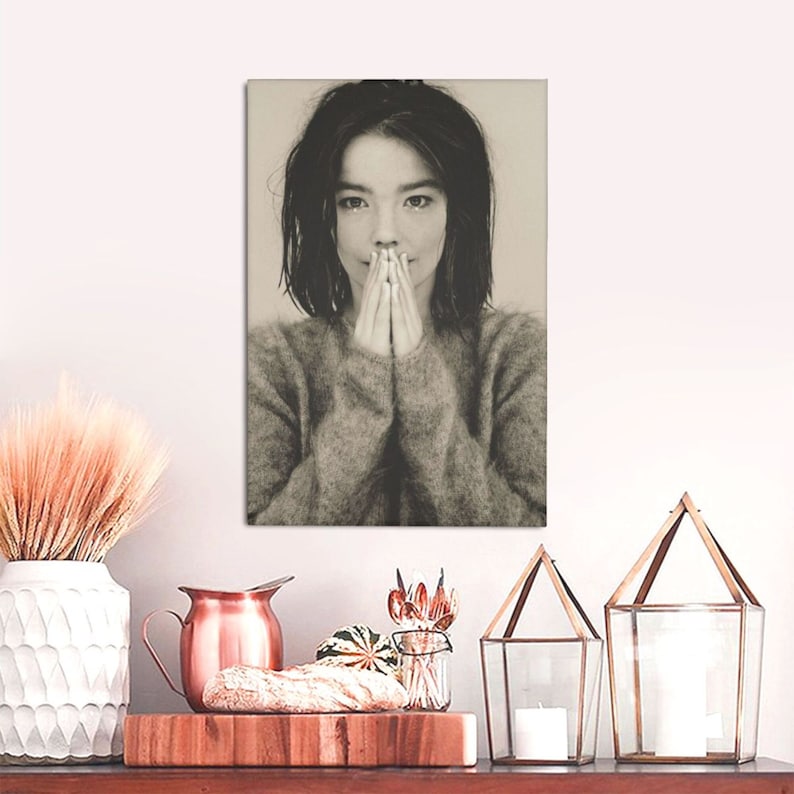 Bjork Poster Music Poster Print Singer Poster Canvas Art - Etsy