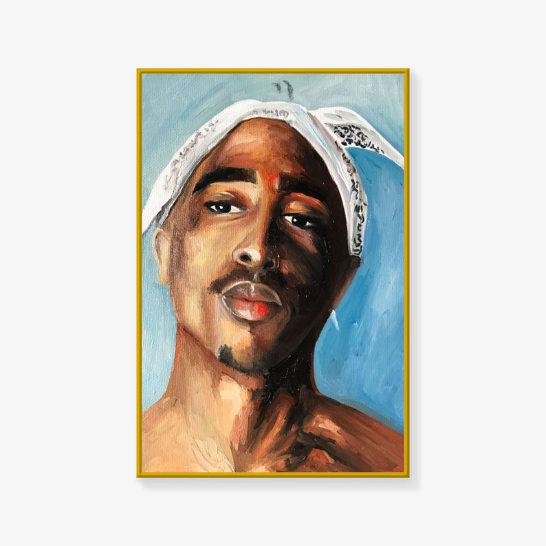 Tupac Poster, 2PAC Poster, Music Poster Print, Singer Poster, Canvas ...