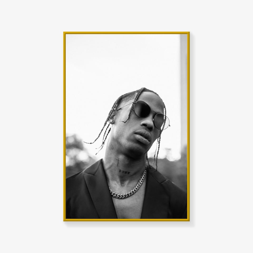 Travis Scott Poster, Music Poster Print, Singer Poster Designed & Sold ...