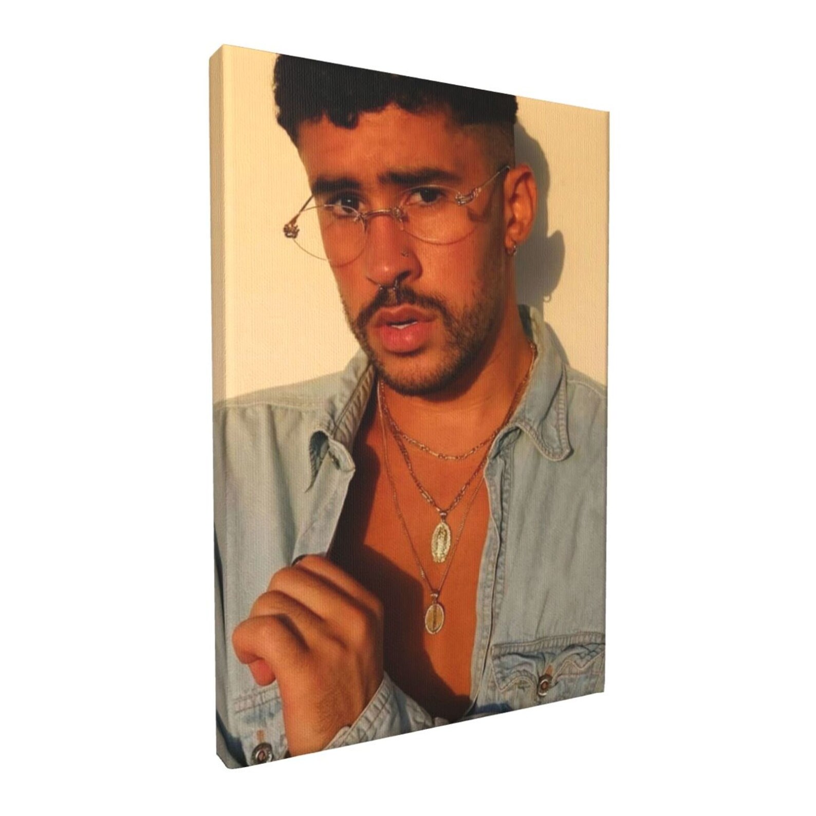 Bad Bunny Poster, Bad Bunny Poster Print, Singer Poster, Canvas Art ...