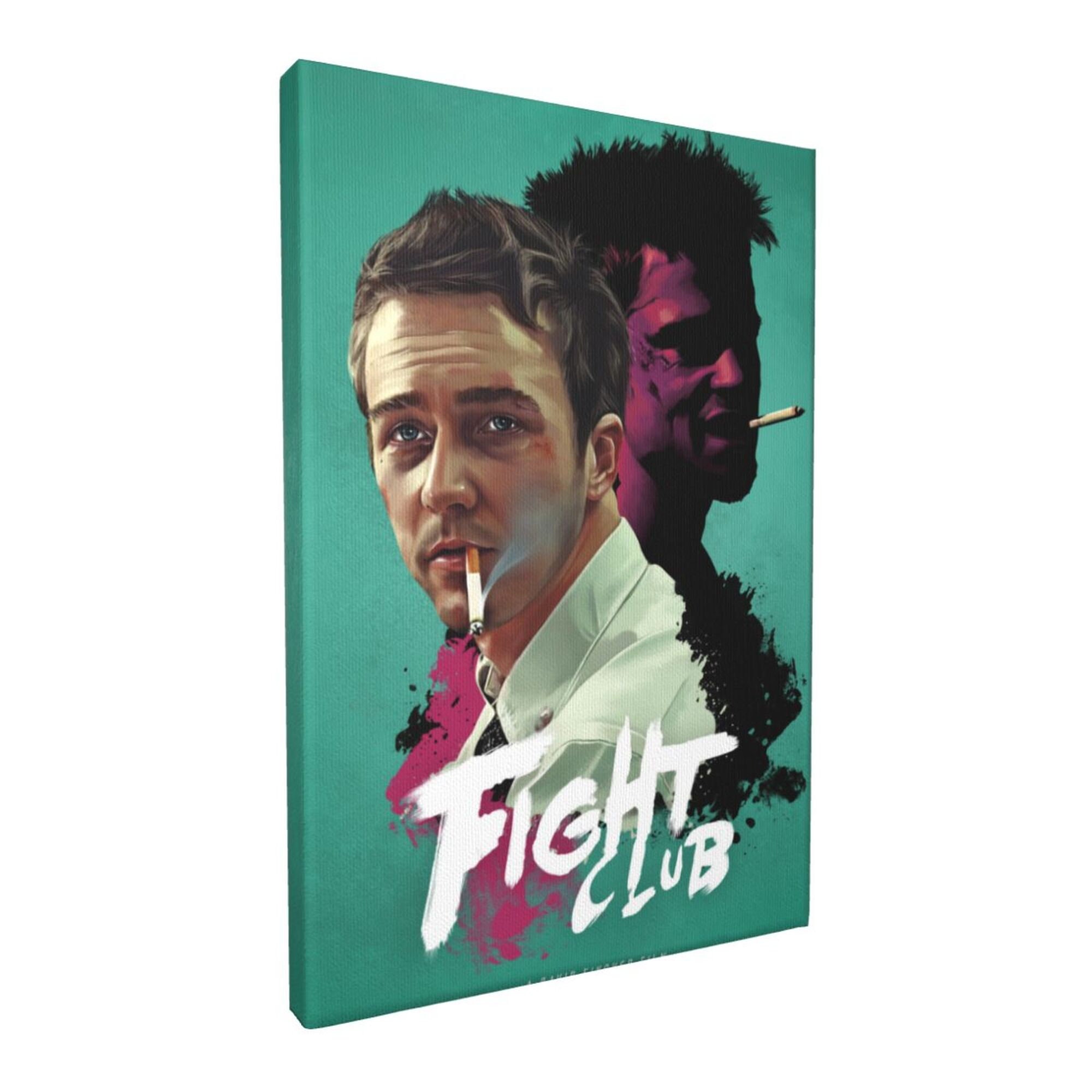 Fight Club Poster, Movie Poster, Fight Club Poster Print, Canvas Art ...