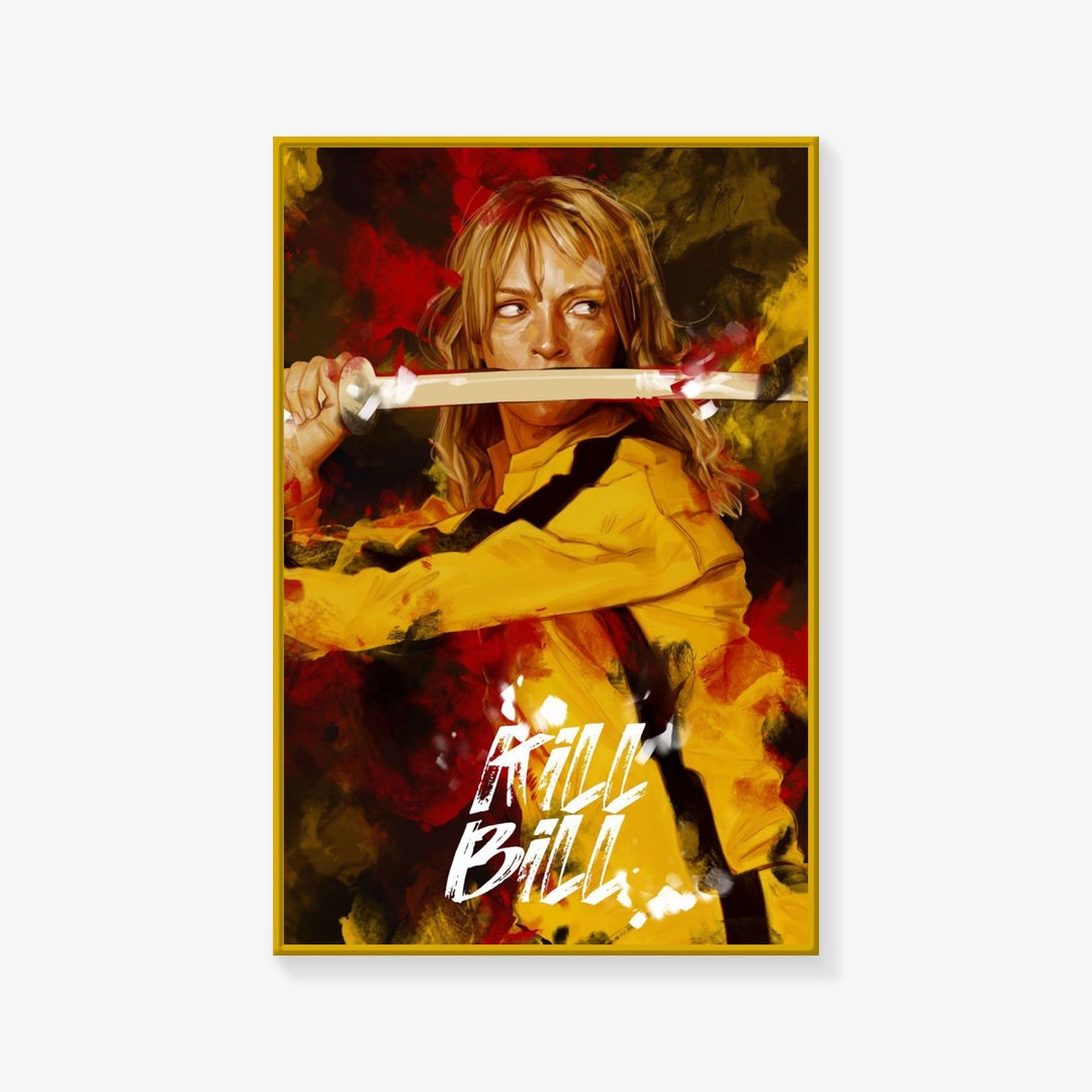 Kill Bill Poster, Movie Poster, Kill Bill Poster Print, Canvas Art ...
