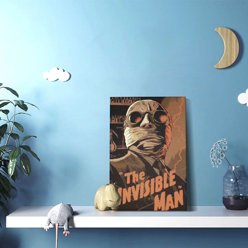 The Invisible Man Poster, Movie Poster, Poster Print, Canvas Art Poster ...