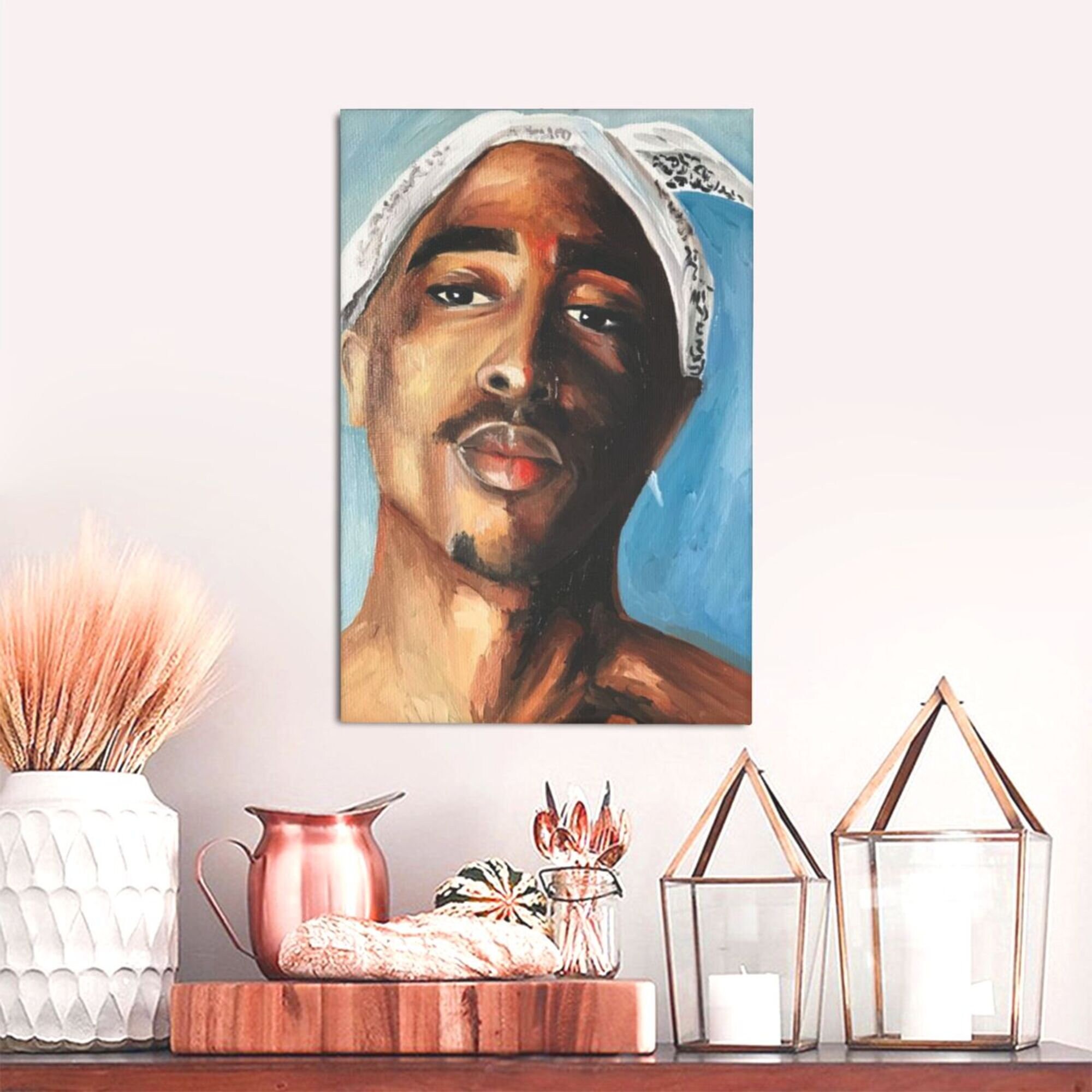 Tupac Poster, 2PAC Poster, Music Poster Print, Singer Poster, Canvas ...