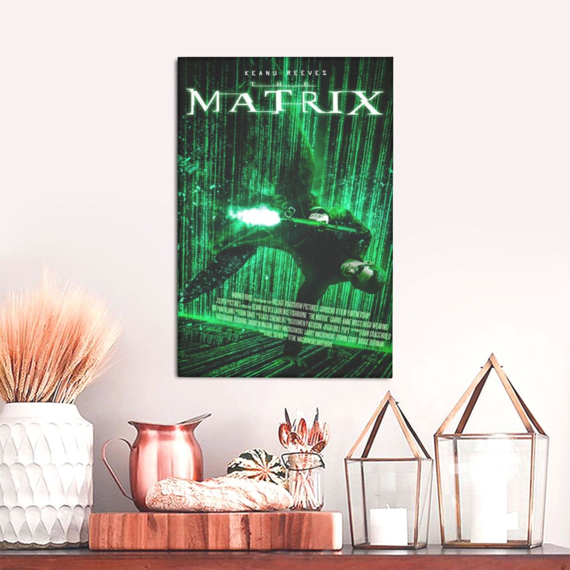 The Matrix Poster, Movie Poster, the Matrix Poster Print, Canvas Art ...