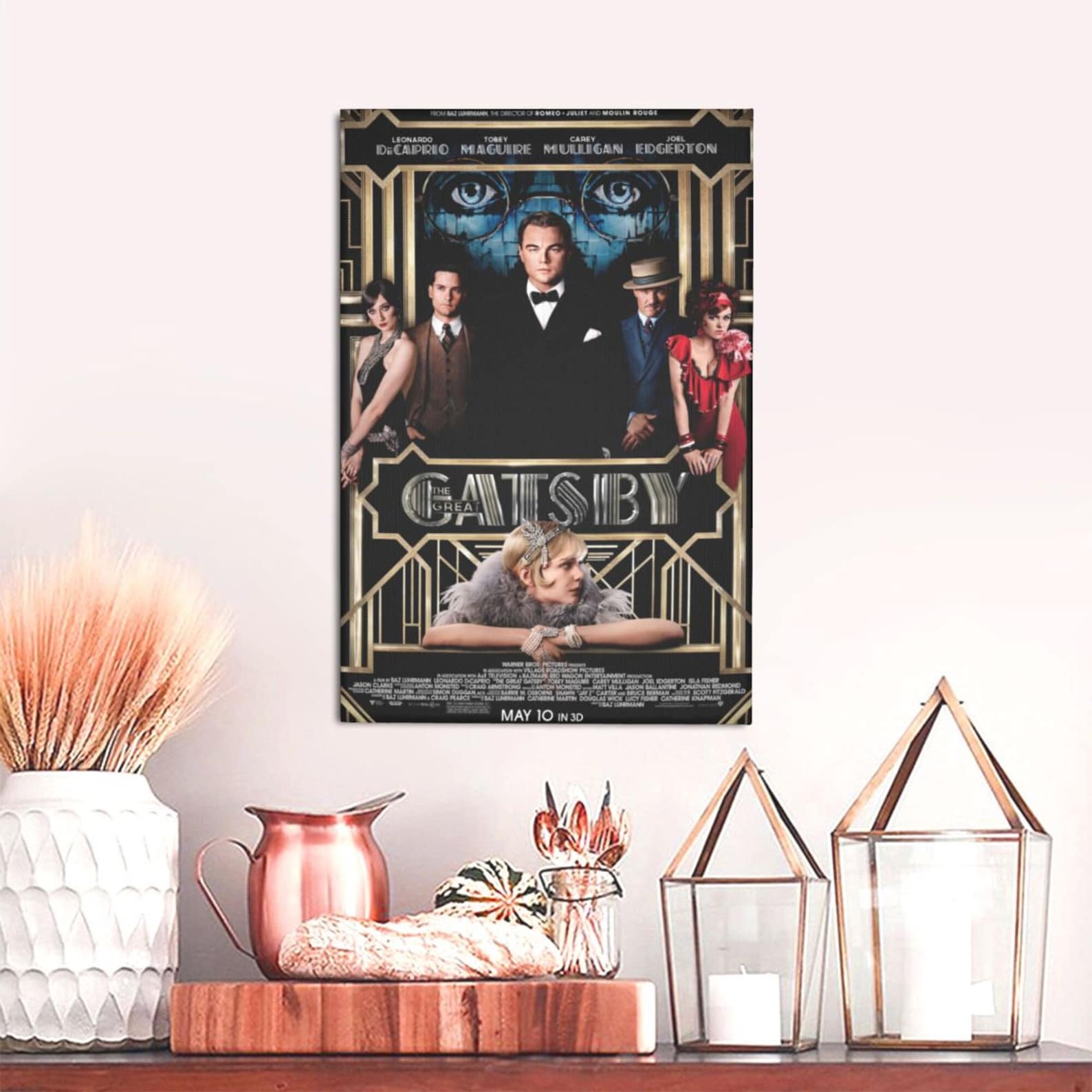 The Great Gatsby Poster, Movie Poster, Poster Print, Canvas Art Poster ...