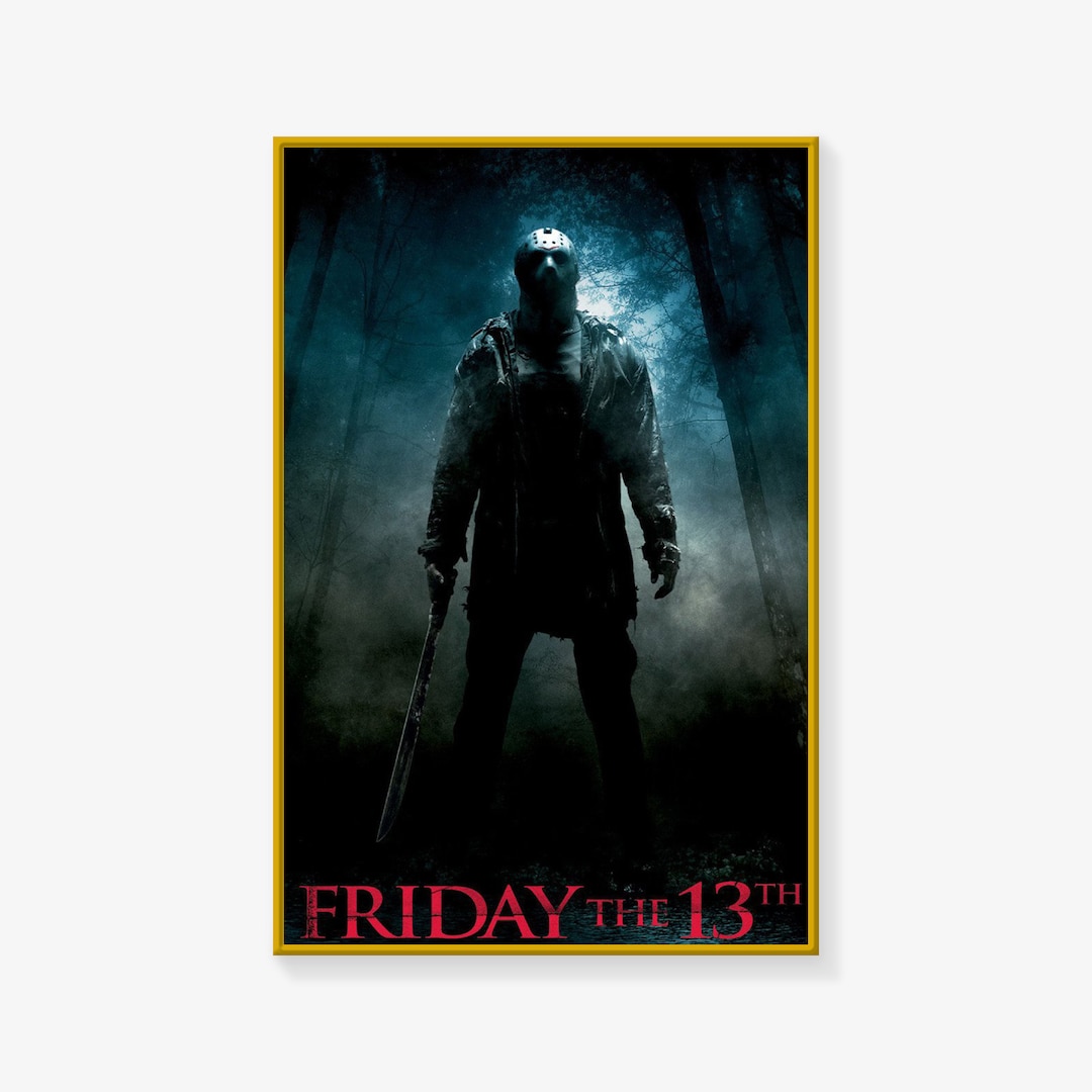 FRIDAY THE 13TH Poster, Movie Poster, Poster Print, Canvas Art Poster ...