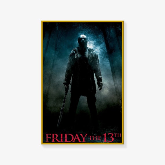 FRIDAY THE 13TH Poster Movie Poster Poster Print Canvas Art - Etsy