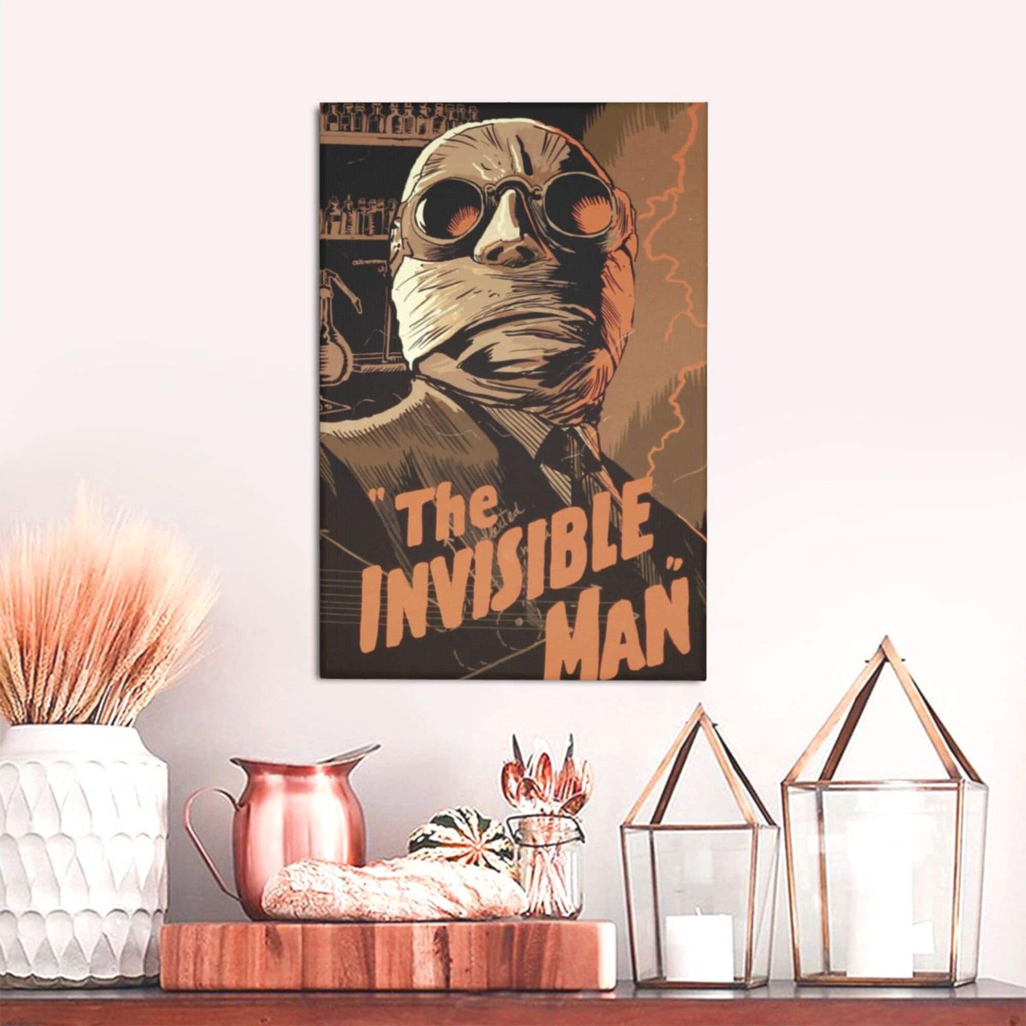 The Invisible Man Poster, Movie Poster, Poster Print, Canvas Art Poster ...
