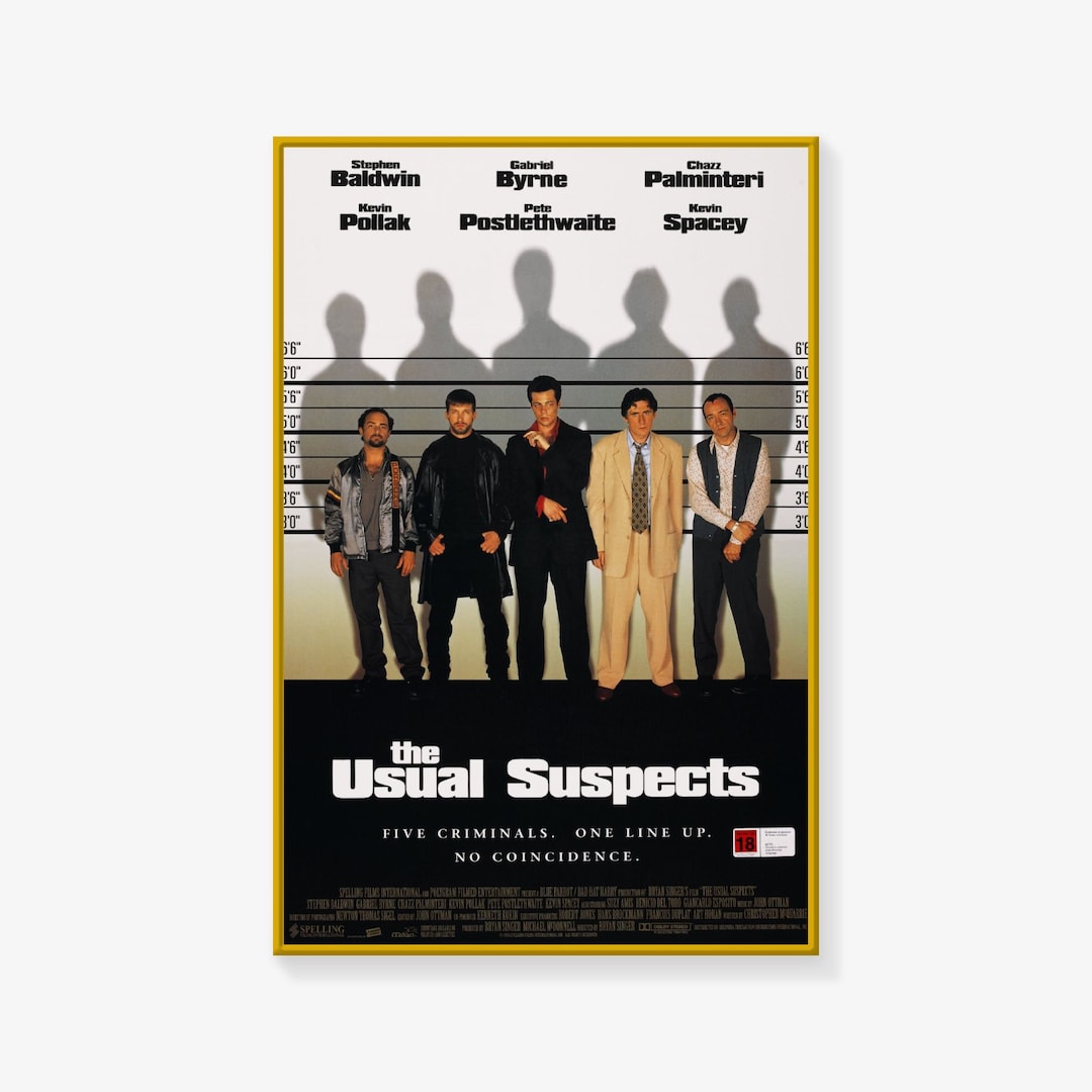 The Usual Suspects Poster, Movie Poster, Poster Print, Canvas Art ...