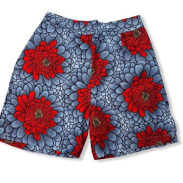 African Print Shorts - Etsy