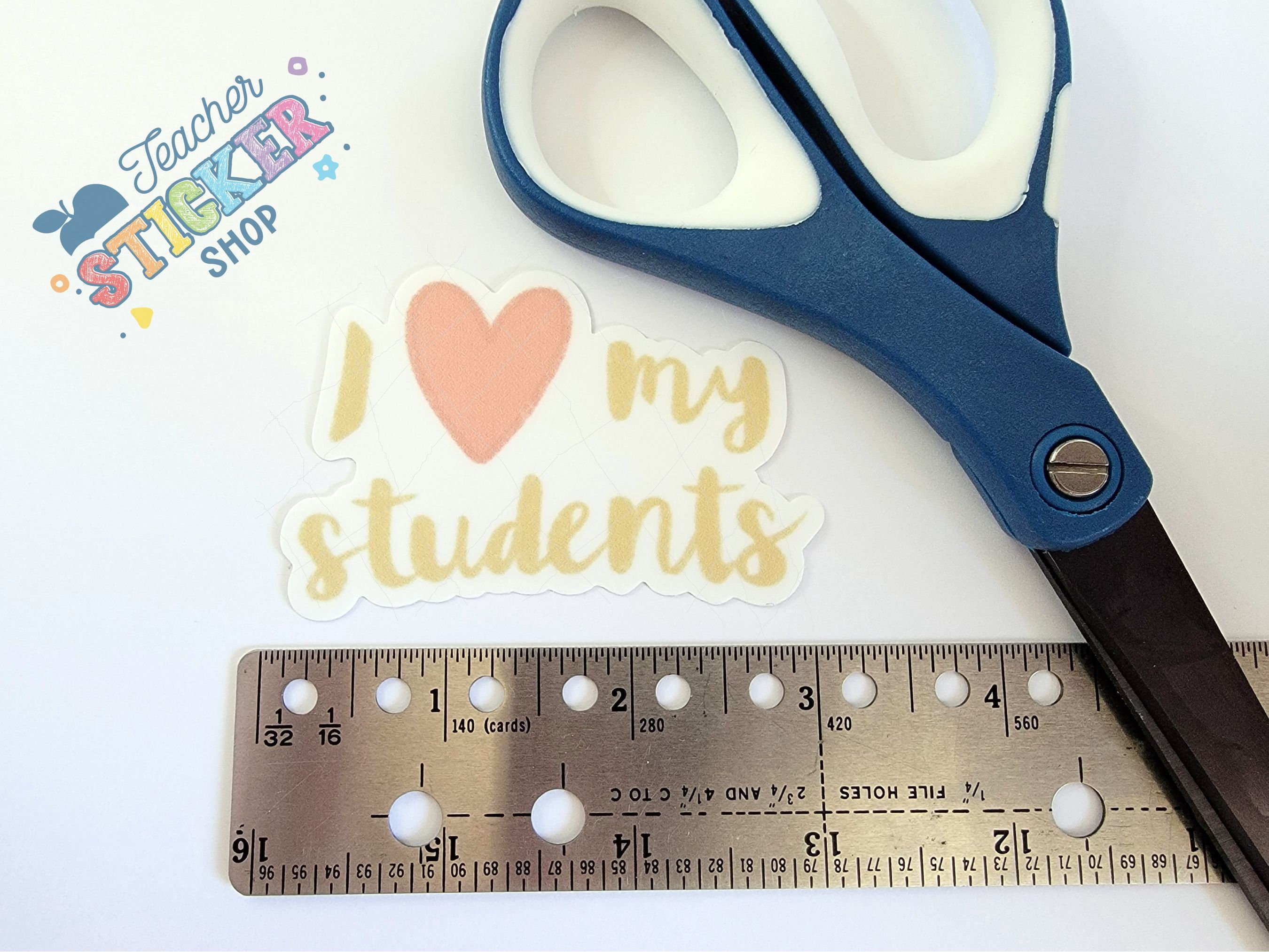 Boho I Heart My Students Sticker, Vinyl Teacher Sticker, Teacher ...