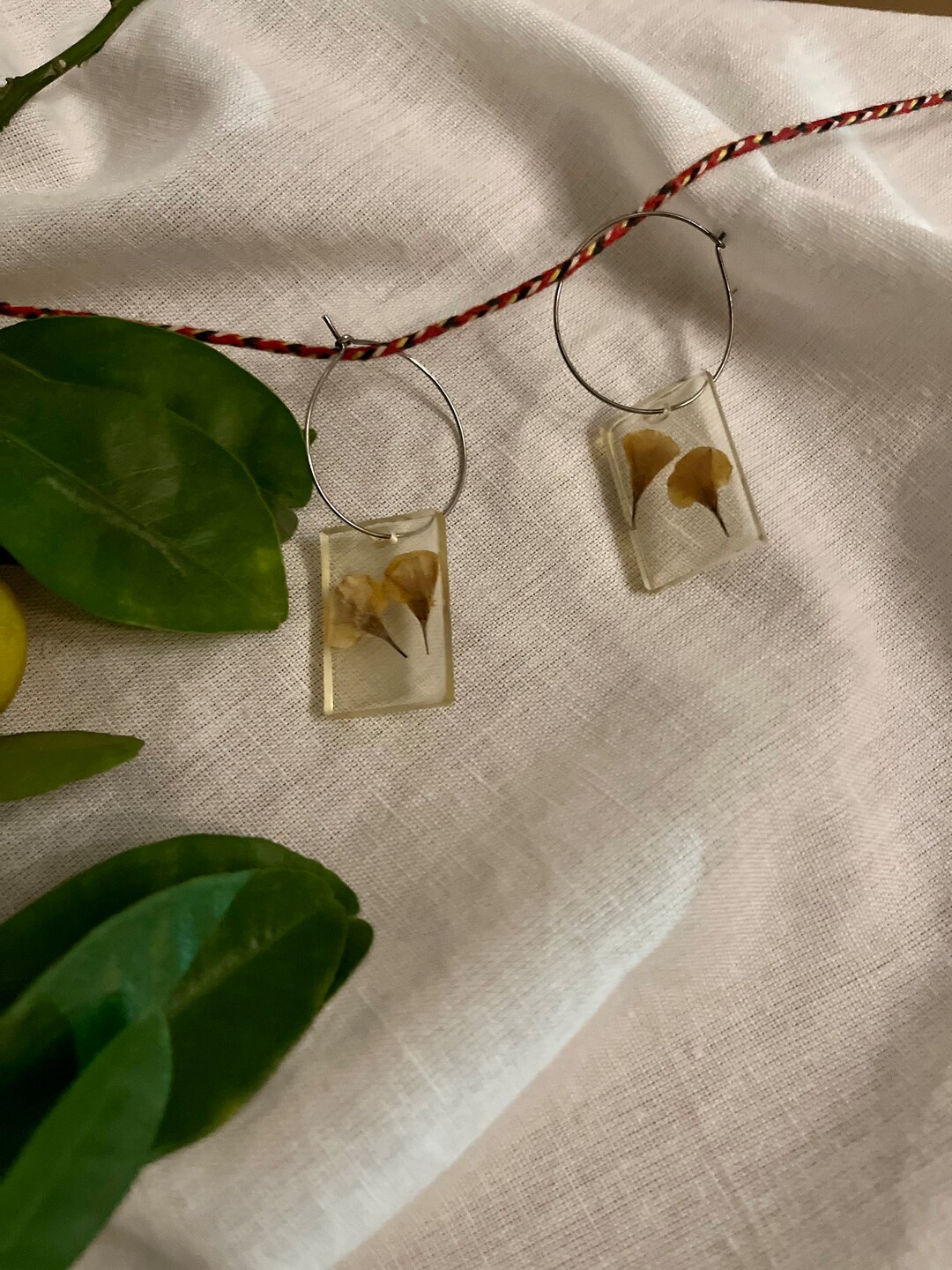 Handcrafted Resin Art Earrings - Etsy