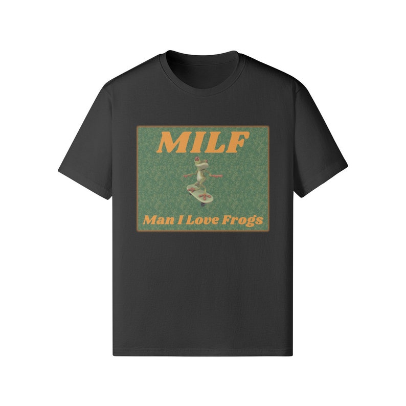 Man I Love Frogs MILF Funny Frog Meme Shirt Skating Frog Tee - Etsy