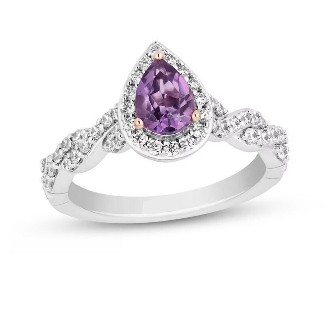 Disneys Tangled Rapunzel Crown Ring Amethyst Ring Magic - Etsy
