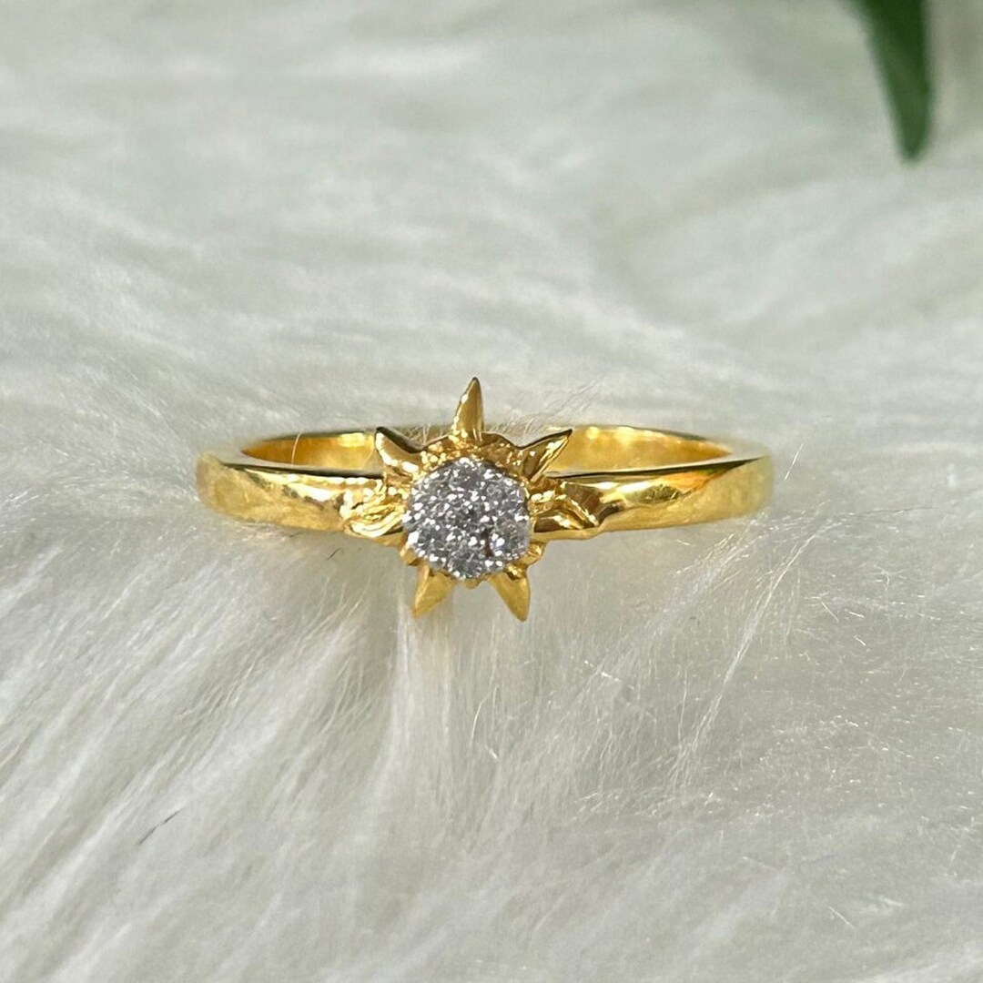 Tangled Rapunzel Ring Diamond Ring Princess Rapunzel Magic Sunflower Ring Wedding Ring Gold ...
