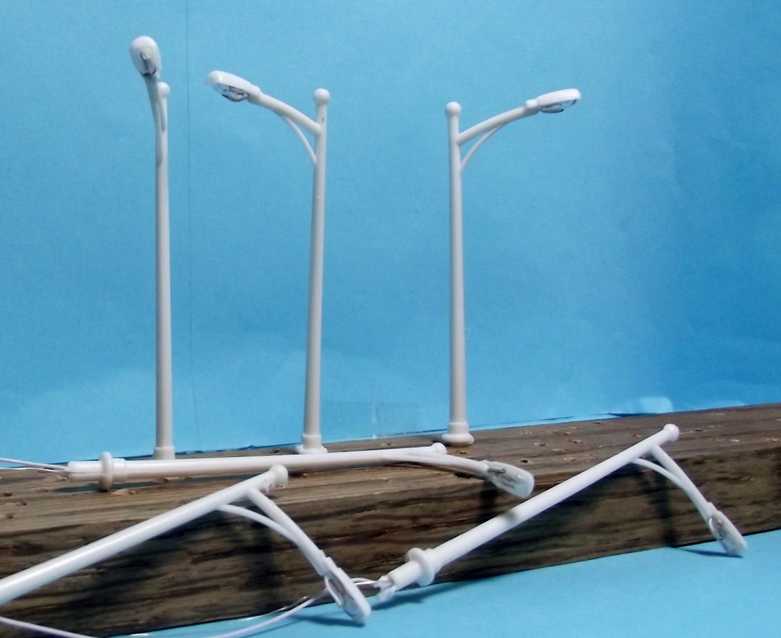 N Scale LED Street Lights: 16V Model Railroad Lighting (10 Pack) - Etsy