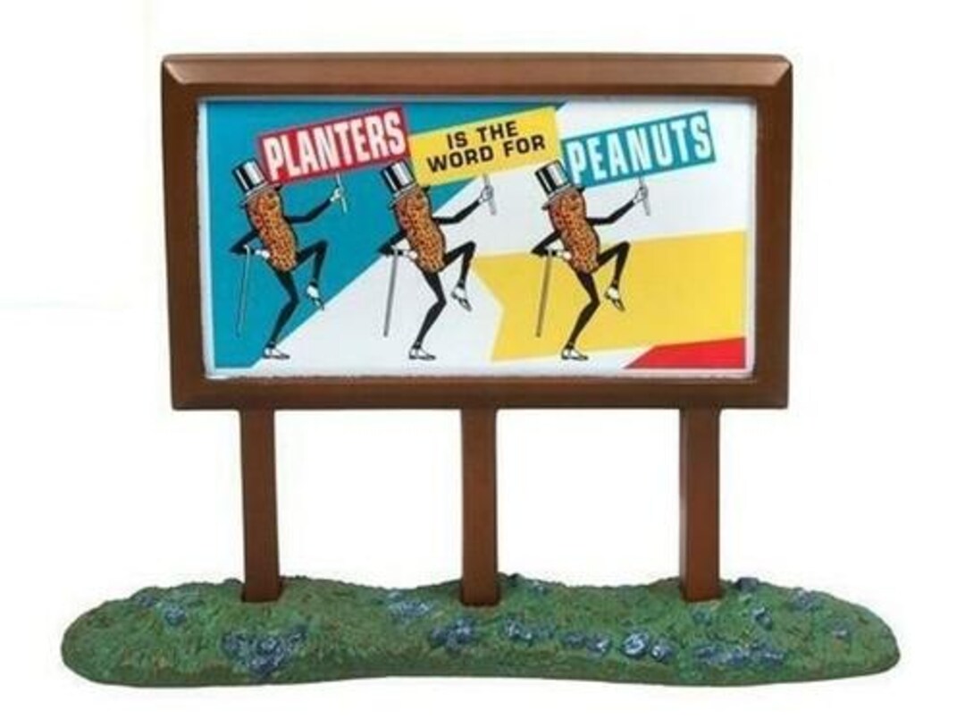 HO Scale Classic Metal Works 20242-1960's Planters Peanuts Billboard - Etsy