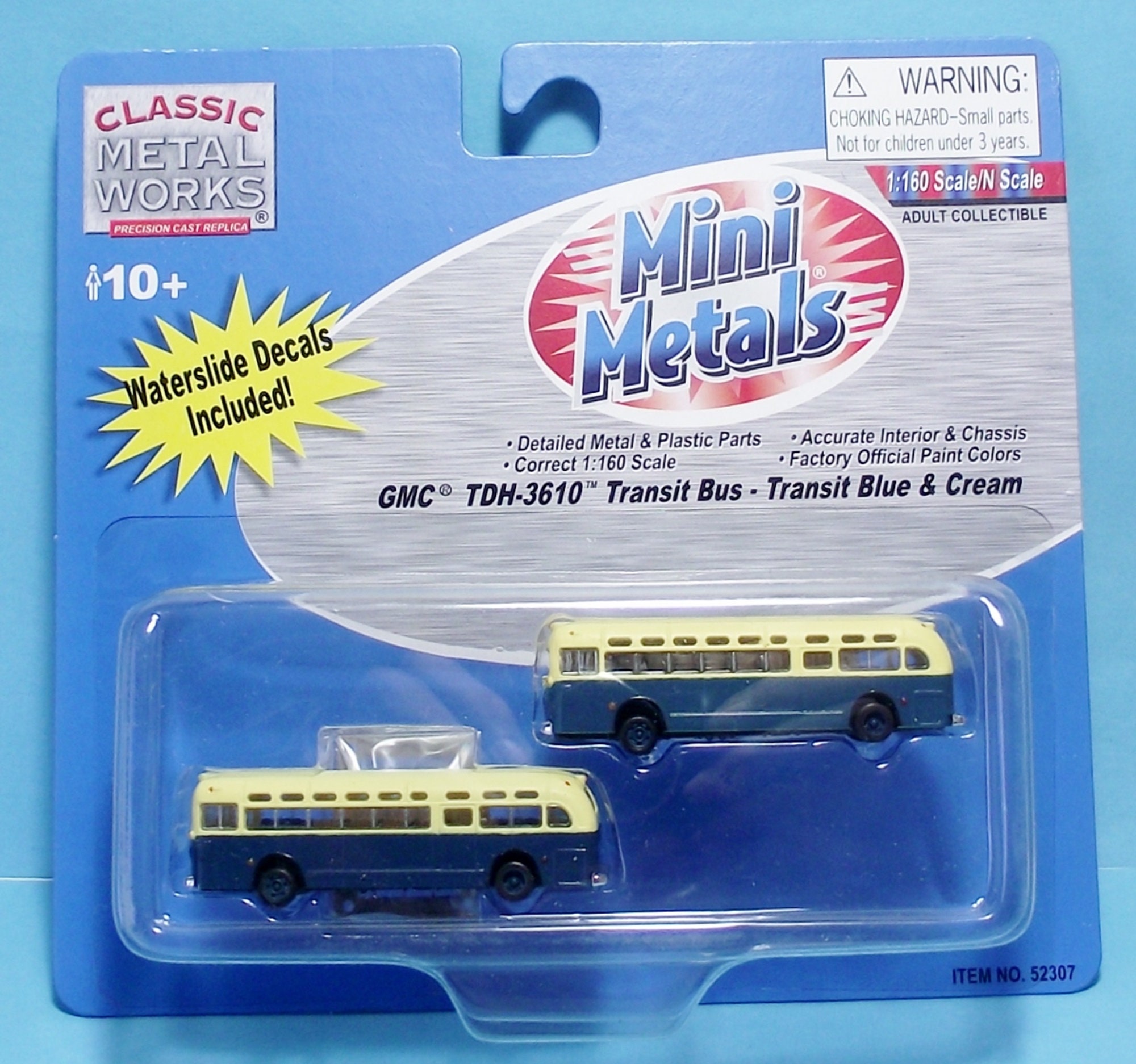 N Scale Classic Metal Works Set of 2-GMC TDH-3610 Transit Bus-transit ...