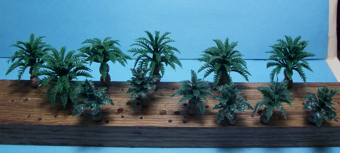 Small Size Model Bottle Palm Trees for Multi Scale Use-12 Pieces Total ...