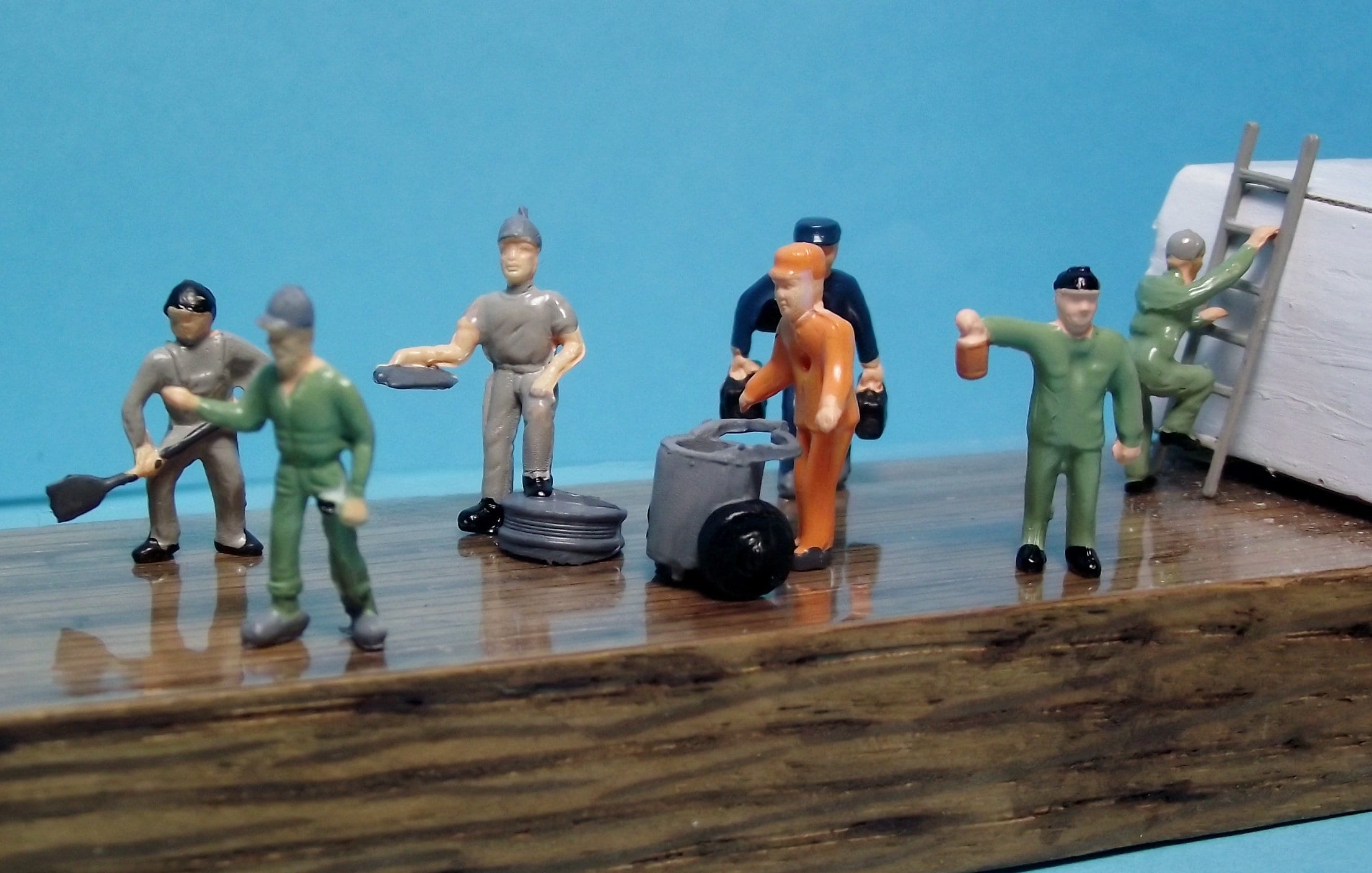 HO Scale 1:87 Model Railroad Workers 25 Pieces in Several Different ...