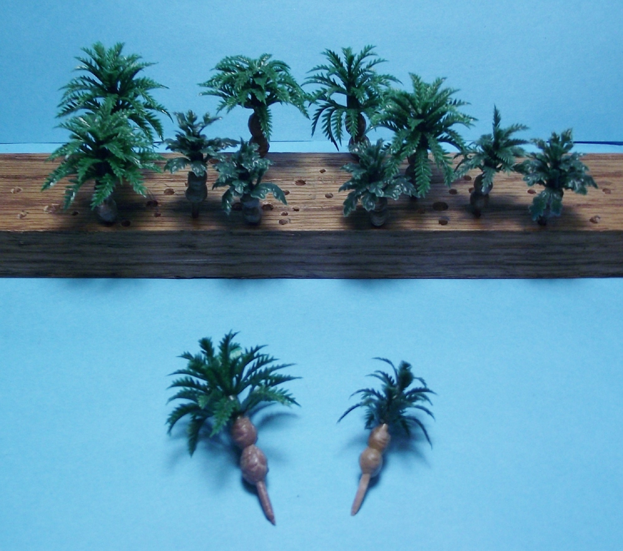 Small Size Model Bottle Palm Trees for Multi Scale Use-12 Pieces Total ...