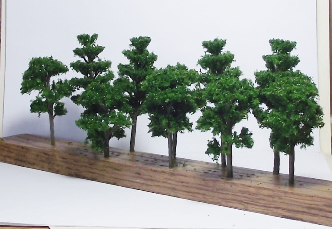 Handmade Model Deciduous Trees: Multi Scale Scenery, 10 Pieces - Etsy