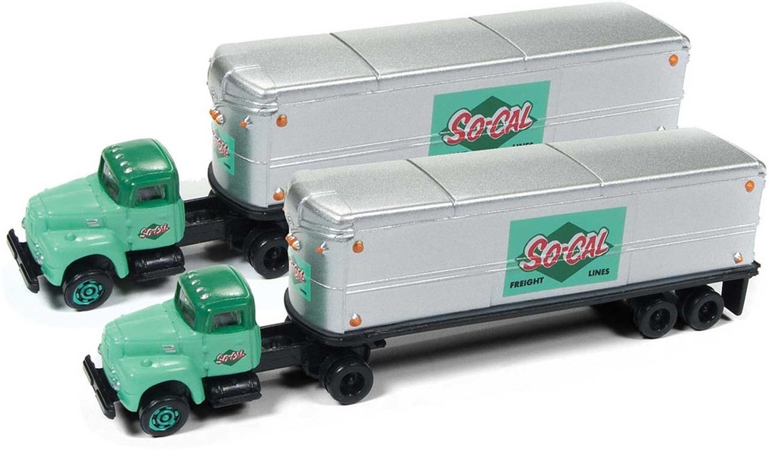 N Scale Classic Metal Works IH R190 Tractor Trailer Set-so-cal Freight ...