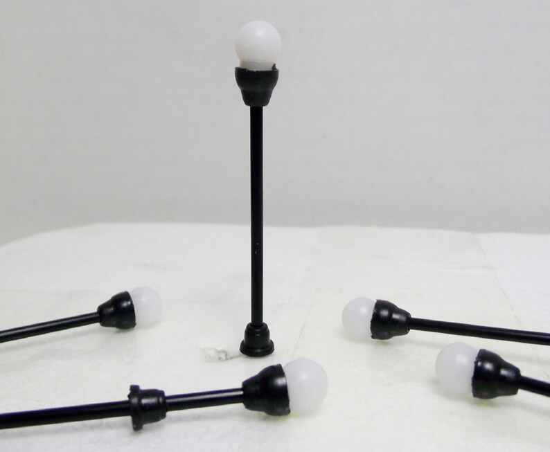 HO Scale LED Street Lights: 10 Model Lamps With Wiring Diagram - Etsy ...