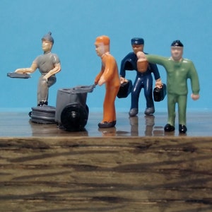 HO Scale 1:87 Model Railroad Workers 25 Pieces in Several Different ...