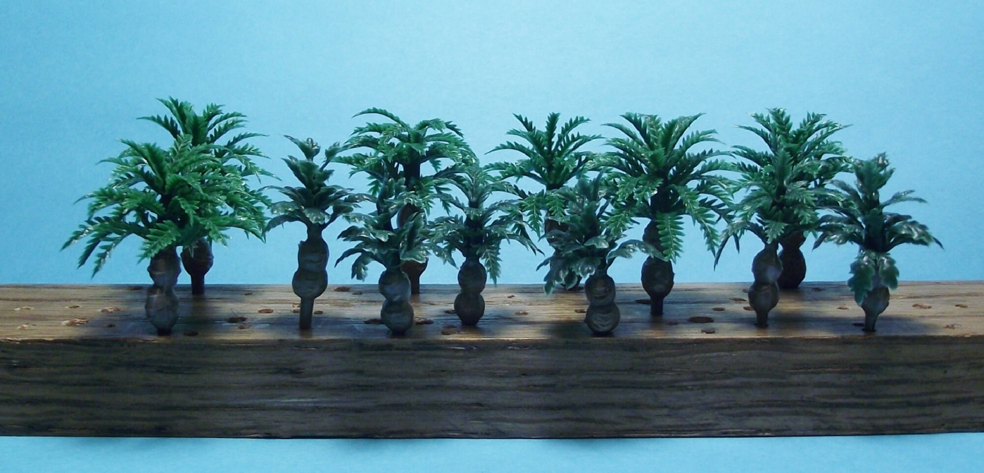 Small Size Model Bottle Palm Trees for Multi Scale Use-12 Pieces Total ...