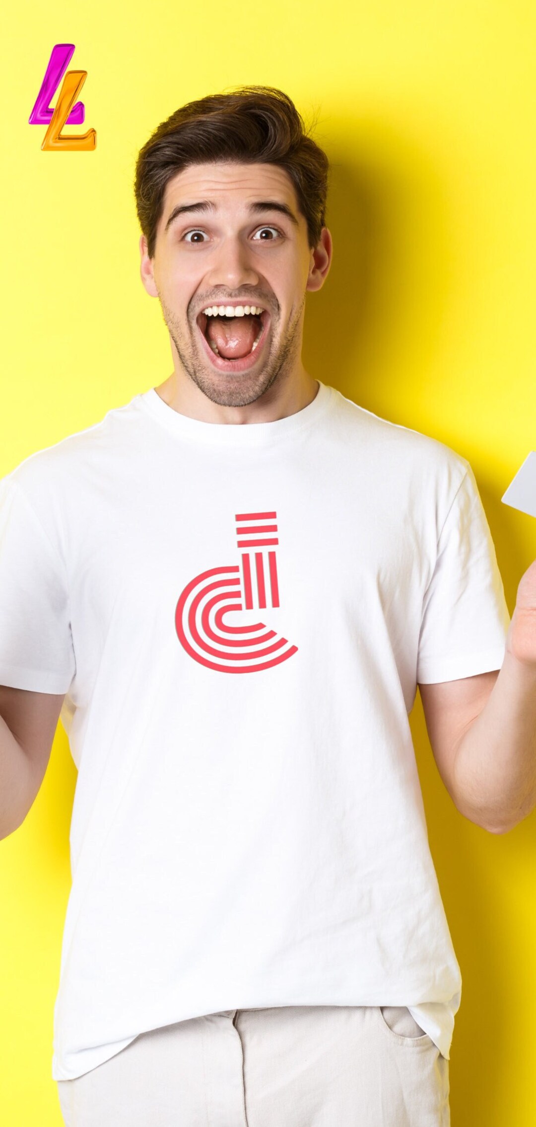 Fiery Neon Red Riddler Print Inverted Question Mark T-shirt - Etsy