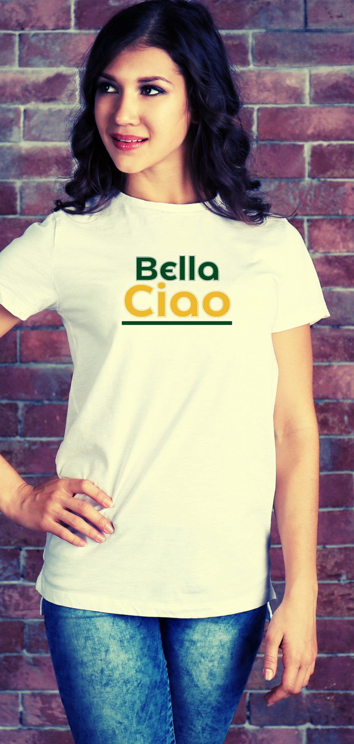 Cute Love Language Print, Bella Ciao Graphic T Shirt, Unique Gift ...