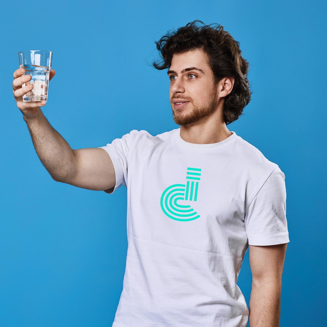 Cool Neon Blue Riddler Print Inverted Question Mark T-shirt - Etsy