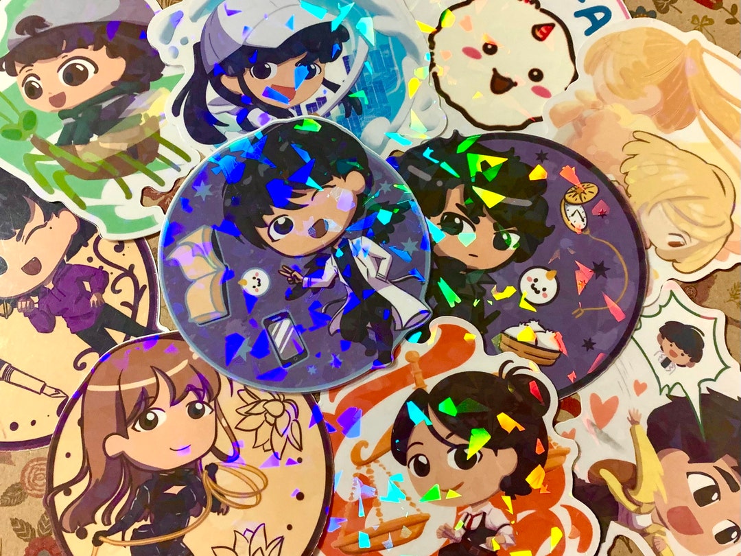 ORV 3in Clear Holographic Stickers Pack - Etsy