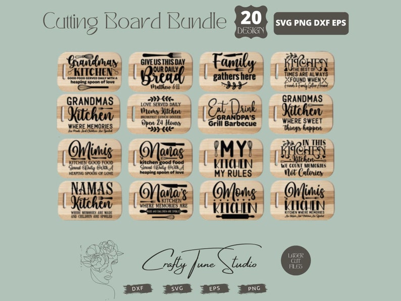 Cutting Board Svg Laser Cut File - Chef Svg Glowforge Project - Head ...