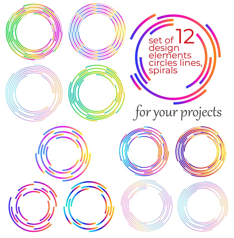 Circle Technology Vector Eps, Svg. Presentation, Round. Decoration Wall ...