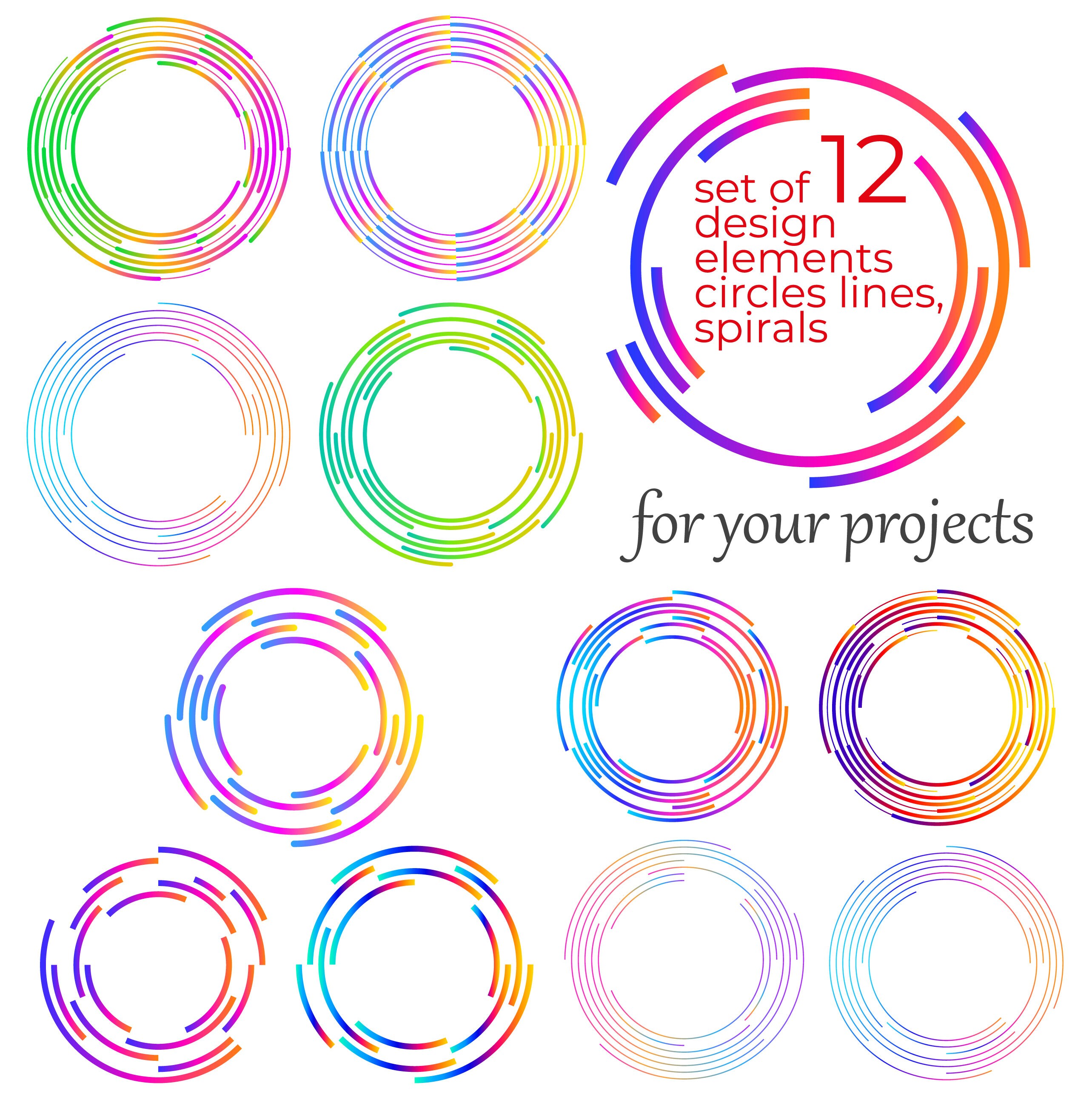 Circle Technology Vector Eps, Svg. Presentation, Round. Decoration Wall ...