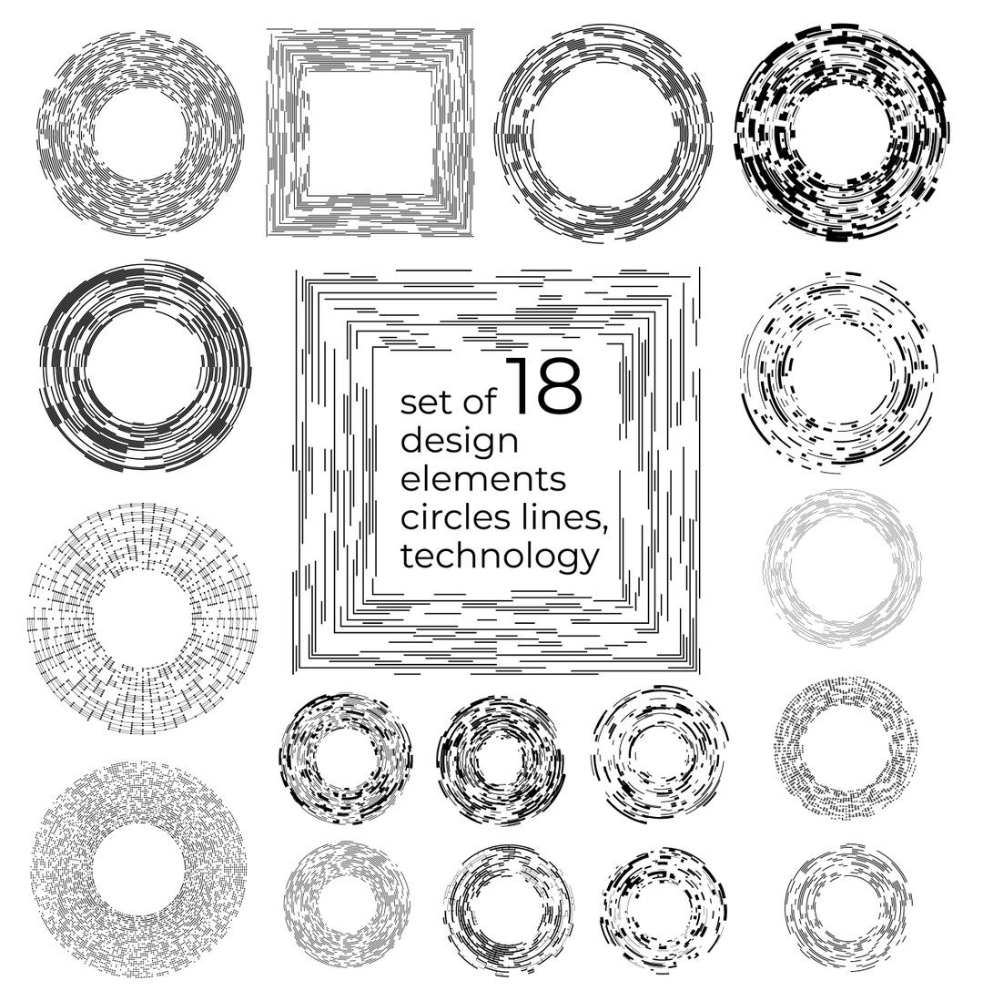 Circle Design Vector Eps, Svg. Round Vector Frame. Decoration Wall ...